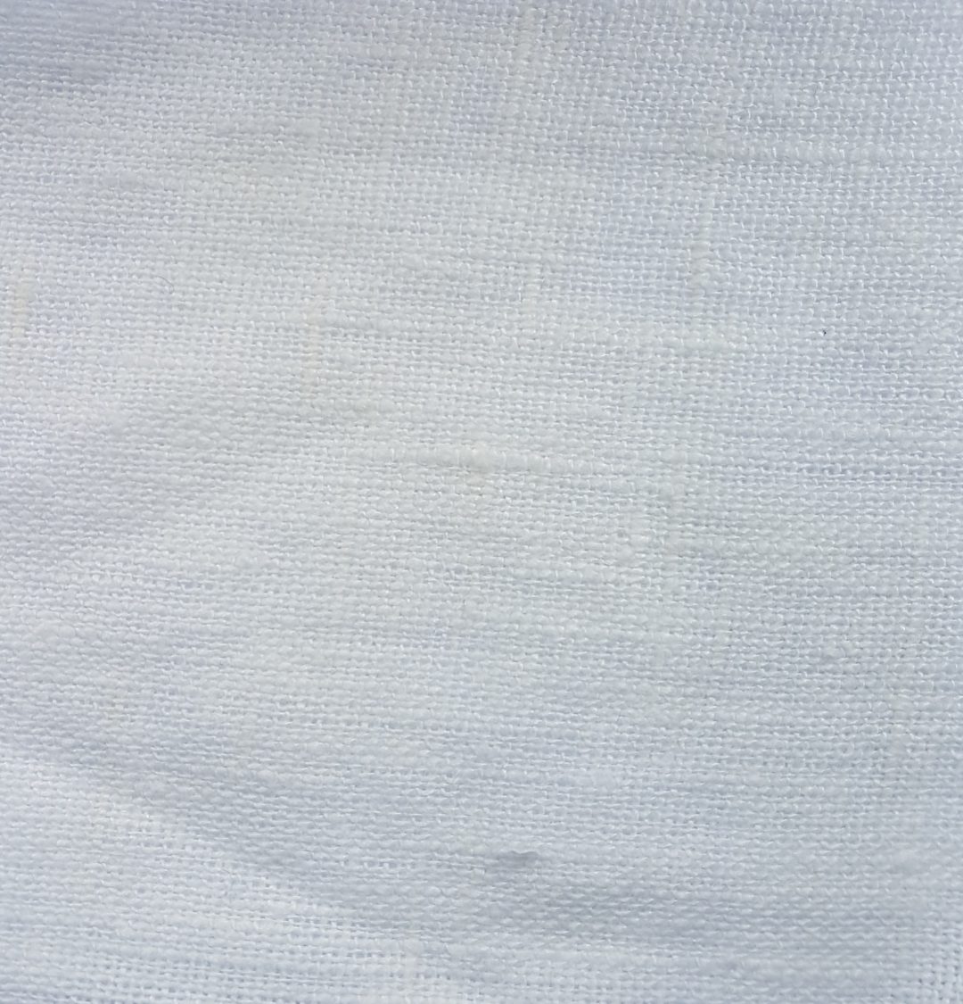 Soft Ivory Tumbled and Washed 100% Linen – Rose and Foxgloves